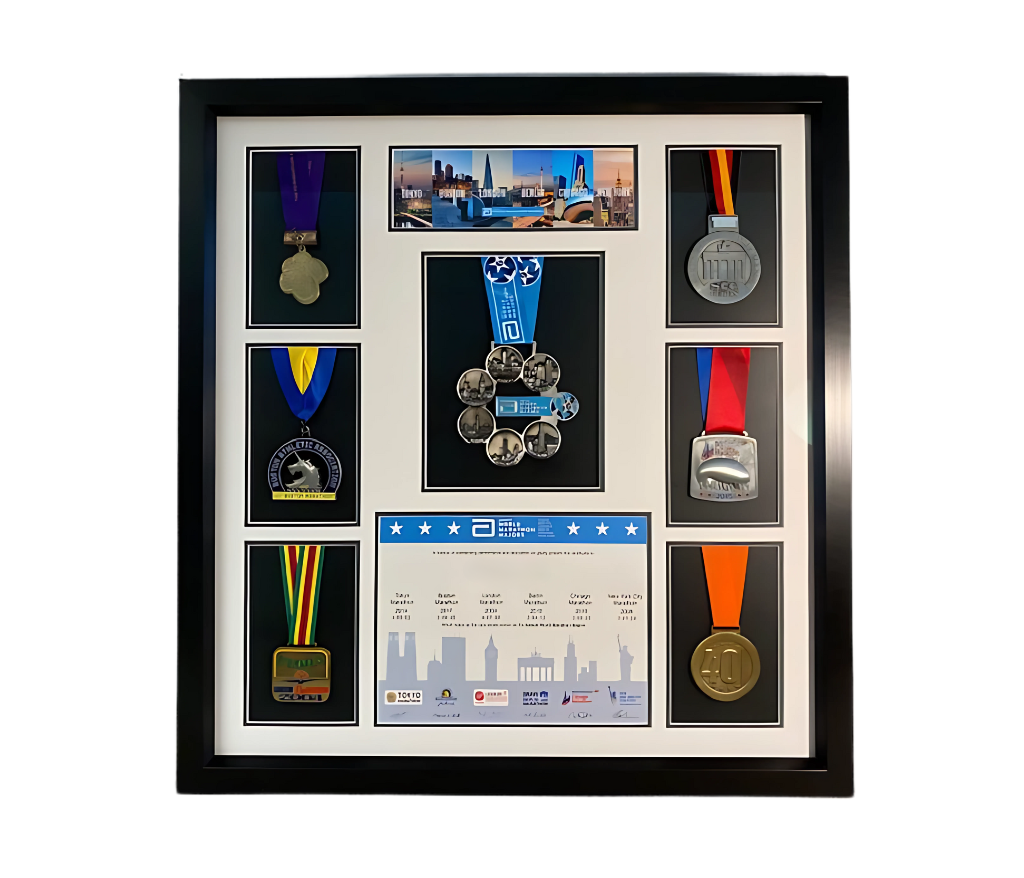 Extra Large Medal Display Picture Frames – Marathon Display Frames